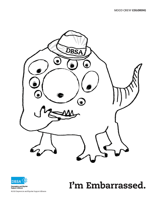 Meet Embarrassed | Mood Crew for Kids | Depression & Bipolar Support ...