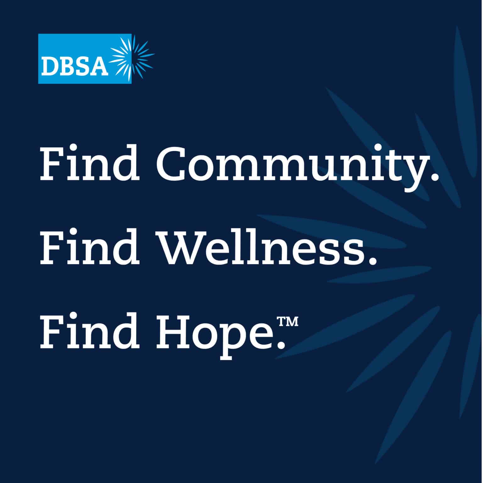 DBSA - Depression and Bipolar Support Alliance